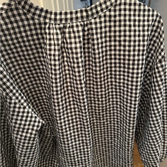 Tops | Checkerd Blouse | Poshmark
